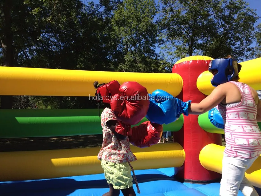 Blue Inflatable Wrestling Ring - Perfect for Backyard Fun