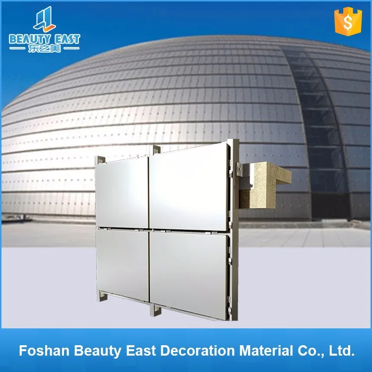 Building Decorative Wall Cladding Fixing System Aluminum Solid Wall ...