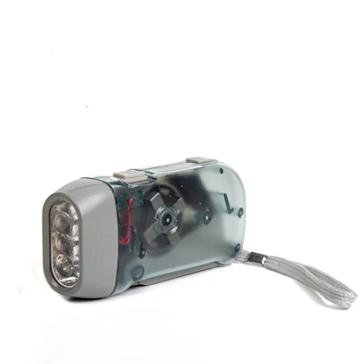 Ultra Bright Dynamo Crank Flashlight,Rechargeable Mini Led Flashlight ...
