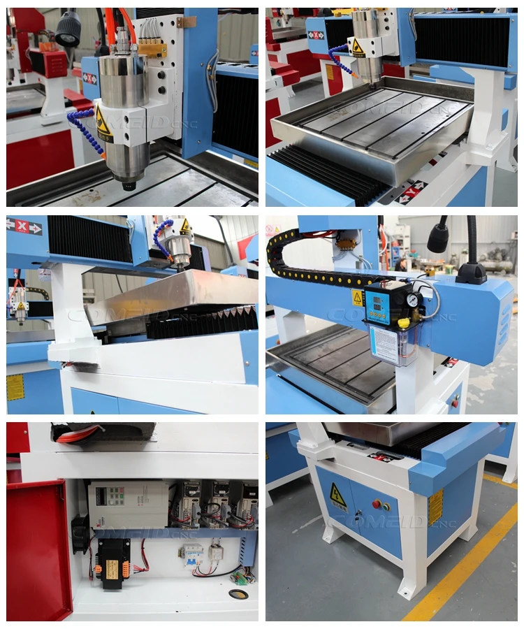 Mini CNC 3 Axis Metal Routers Milling Freze Machine in Jinan