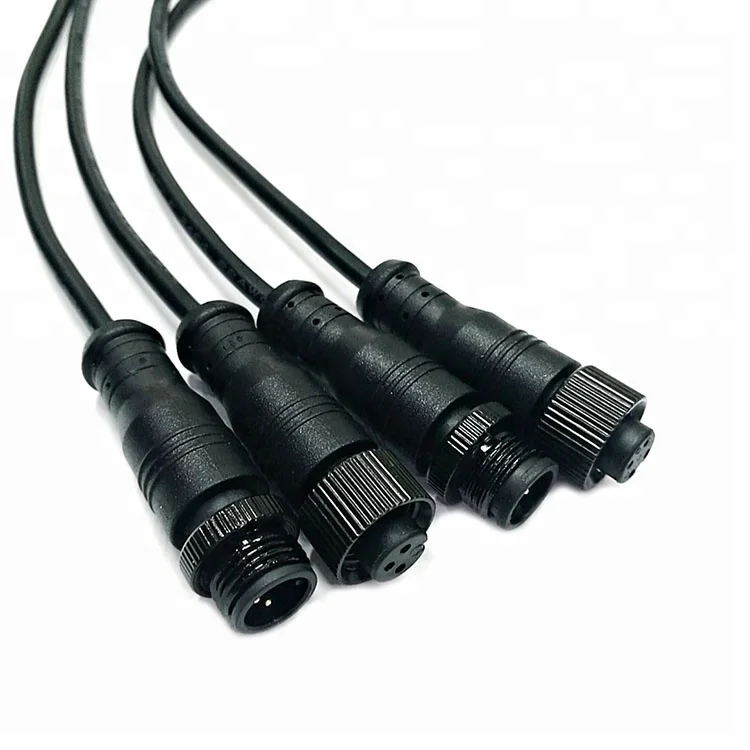 M8 M12 M16 M18 M20 Waterproof Connector Wire 2 3 4 5 6 7 8pin Ip65 Ip67 ...