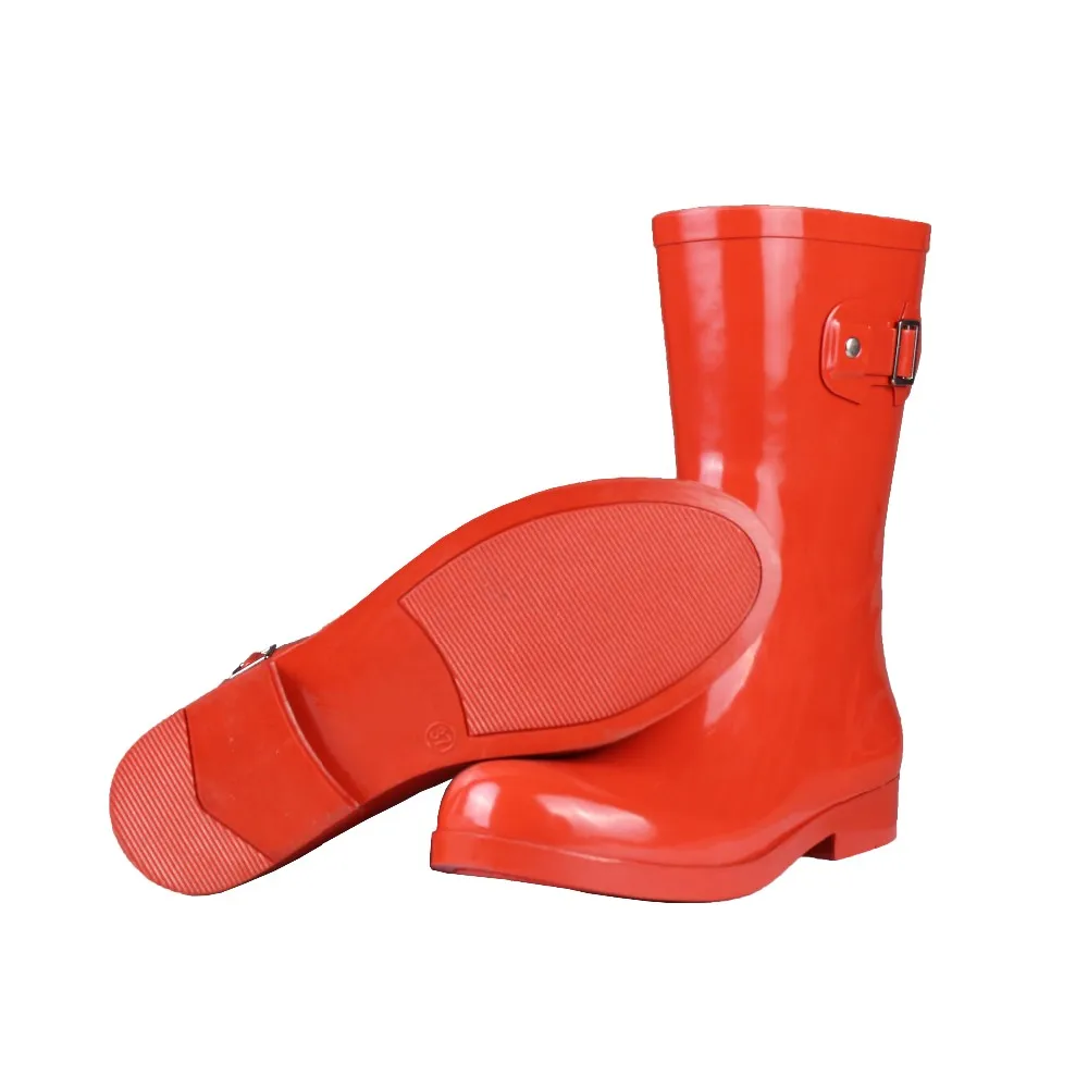 China Design Your Own Colorful Silicone Rubber Wellington Women Rain ...