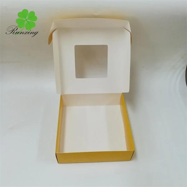Take Away Foldable Pastry Box With Pvc Window - Buy Pastry Box,Pastry ...