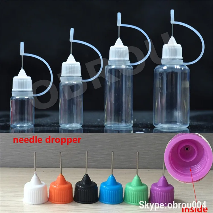 5ml/10ml/15ml/30ml/50ml 100ml 120ml Plastic Squeezed Needle Nosobrou ...