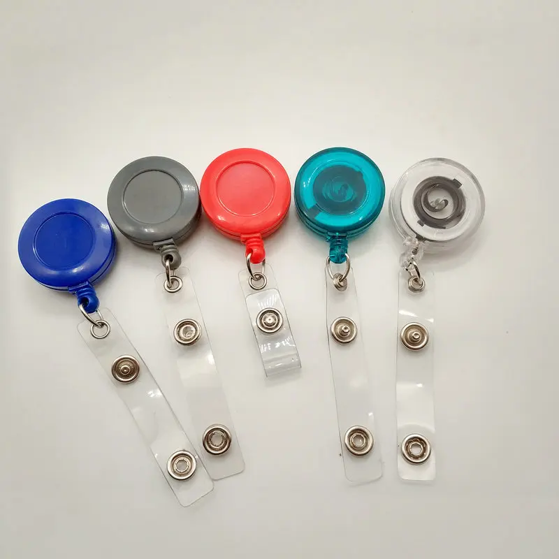Id Card Holder Plastic Yoyo Badge Key Reel With Lobster Hook - Buy ...