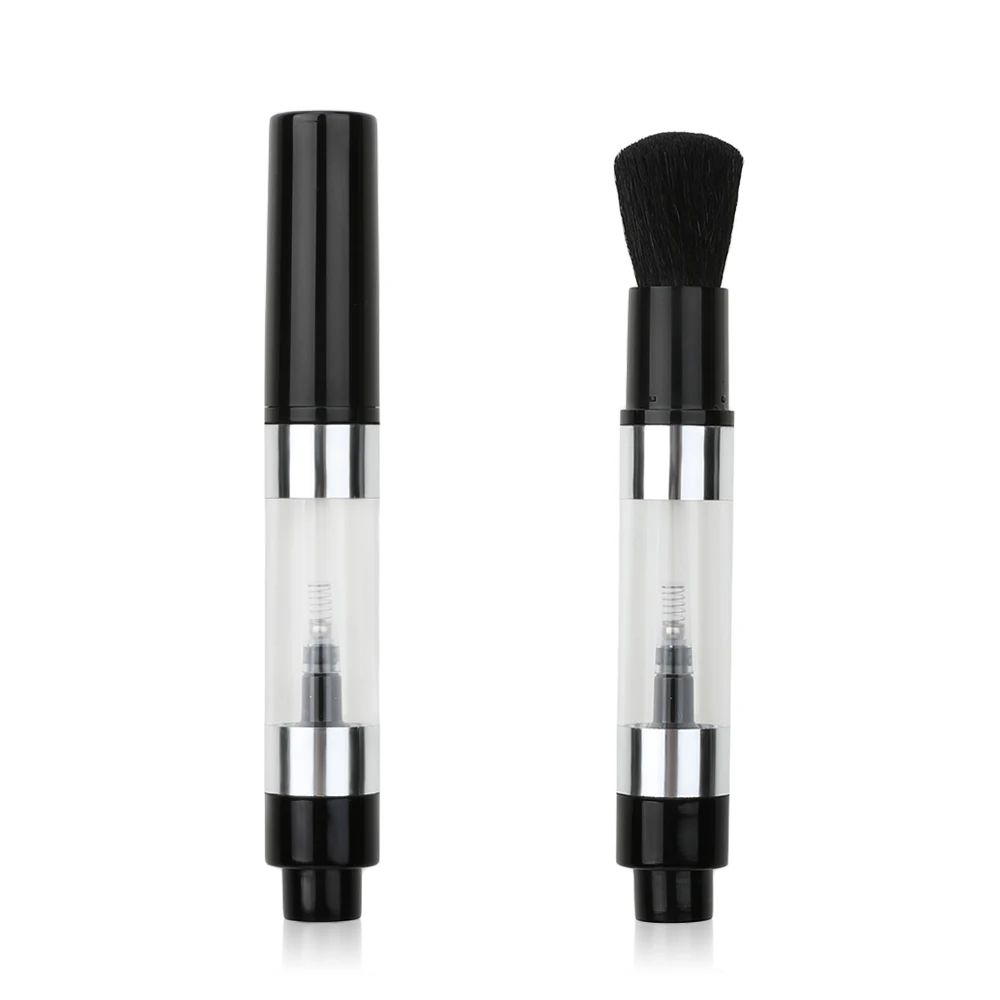 Oem Black Facial Brush Refillable Dispensing Powder Brush - Buy ...