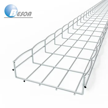 Galvanised Wire Mesh Basket Cable Trays (straight Or Cablofil Type O ...