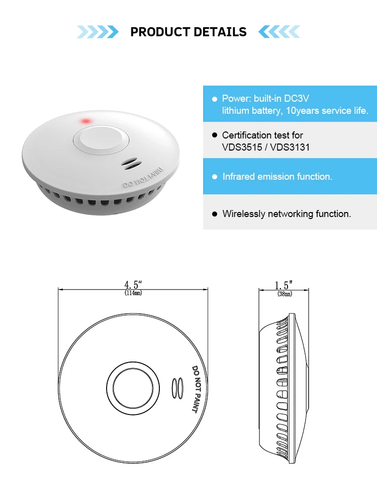 Manufacture Vds Q Label Loud 85db En14604 Intertek Professional ...