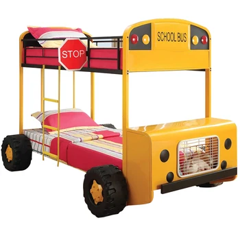Cute Car Bunk Children Beds Double-decker Bus Bed - Buy British Double ...
