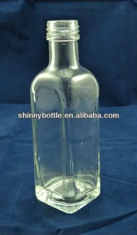 Mini Small Empty Square Glass Wine Bottle - Buy Wine Bottle,Small Wine ...