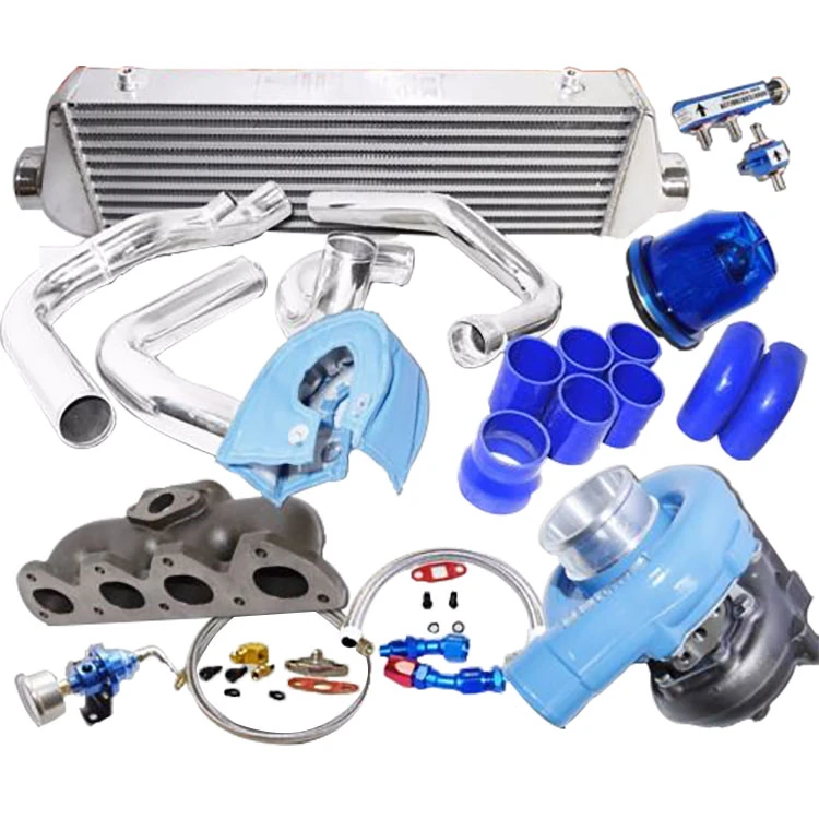 Complete T3/T4 Turbocharger Kit with Wastegate for Honda Prelude 93-01 ...