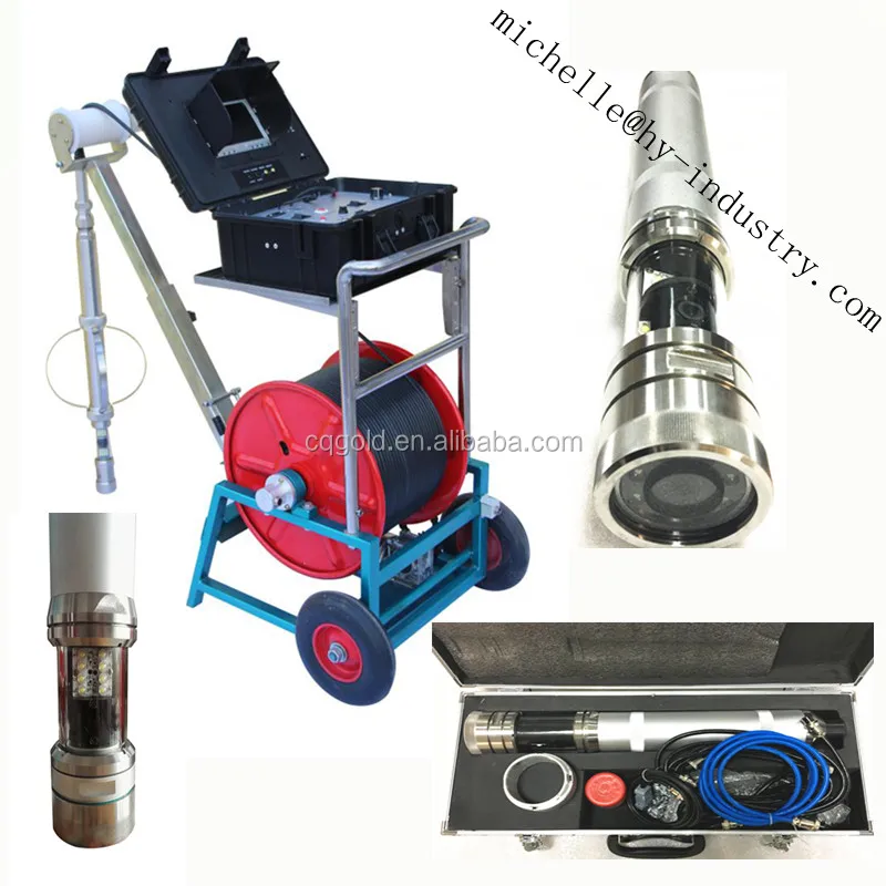 Bore Hole Inspection Camera Digital Display Borehole Inspection Water ...
