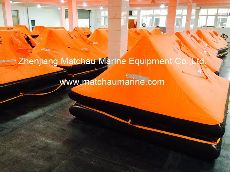 High Quality 20 Persons Throw Type Inflatable Life Raft