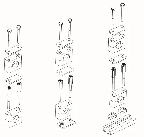 Light Series Plastic Hydraulic Hose Clamp Pipe Clamp - Buy Pipe Clamps ...