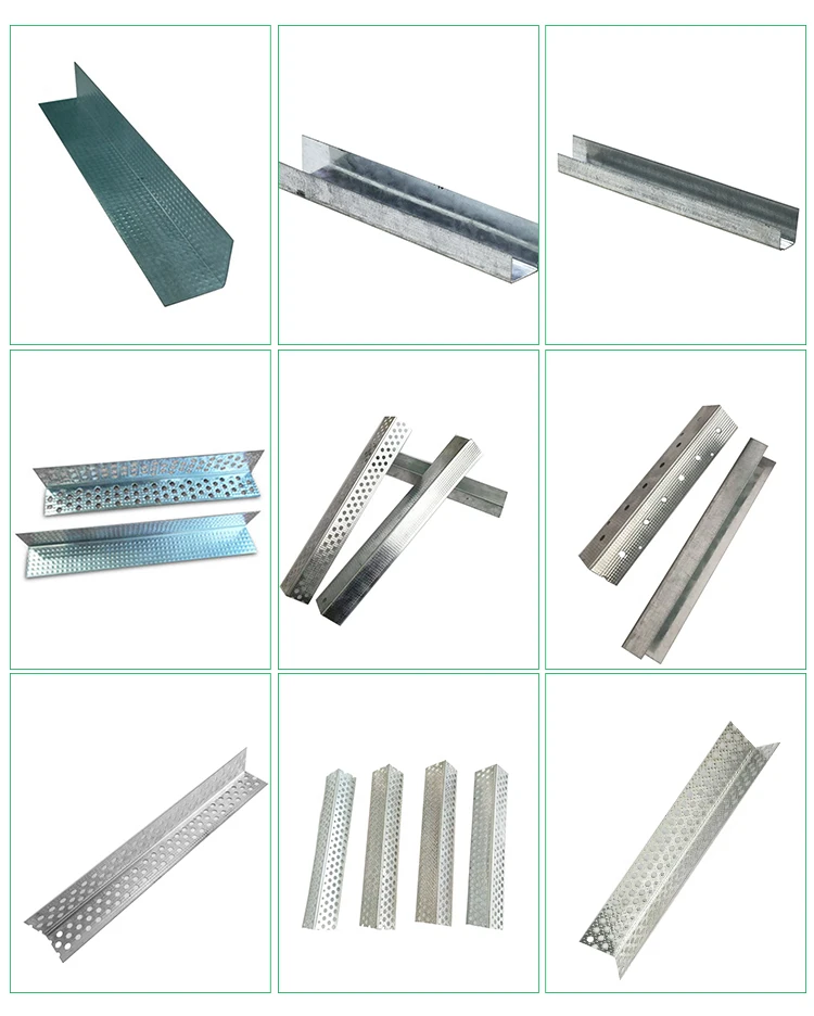 Free Sample Galvanized Steel Metal Wall Edge Angel Plaster Corner ...