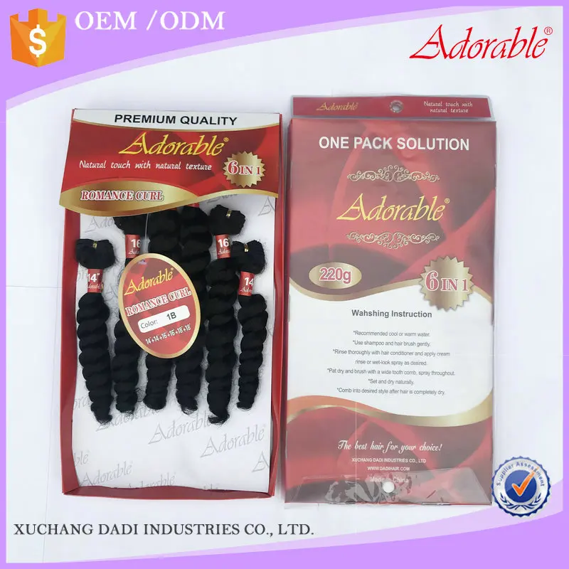 Cheap Natural Color Synthetic Weave Hair Packs,Synthetic Hair Bundles ...