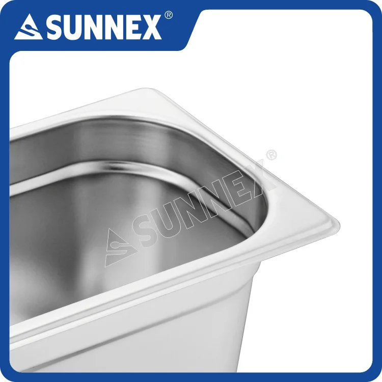 Sunnex Stainless Steel Food Container GN Pans Gastronom
