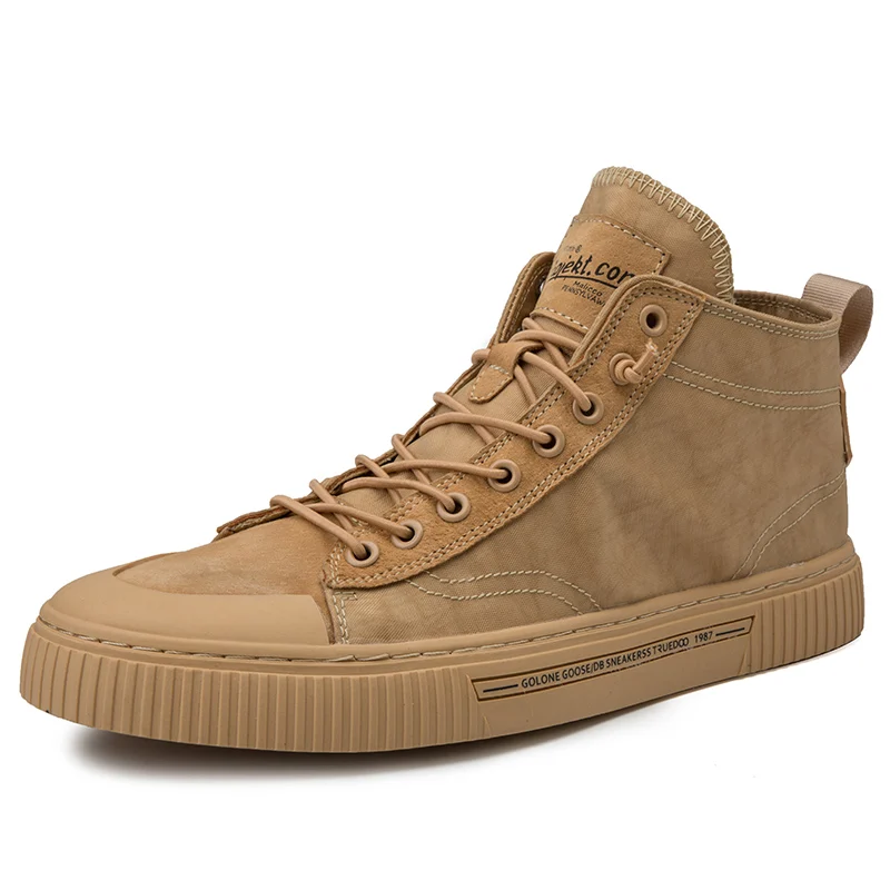 Canvas Shoes High Ankle Wholesale Fashion In Stock Men Canvas Shoes Men ...