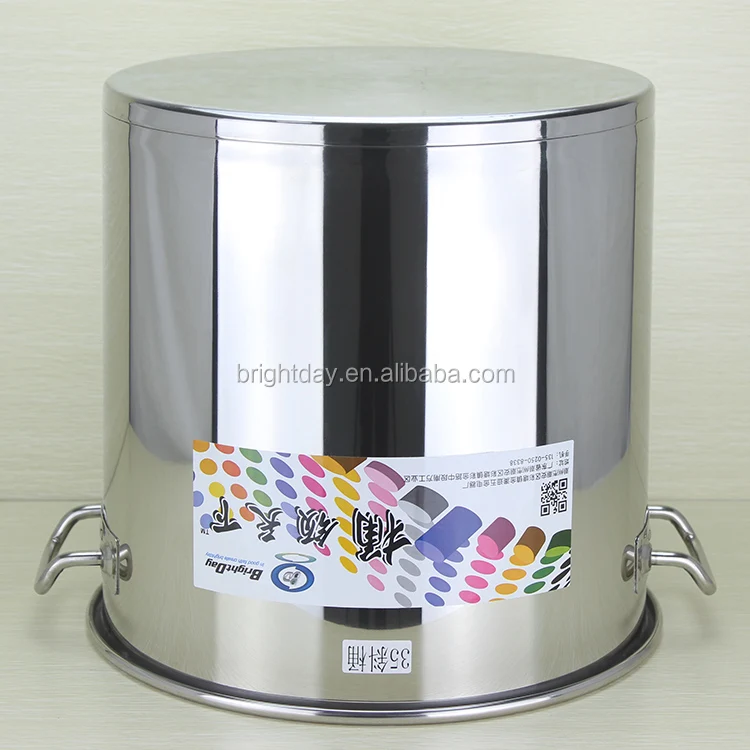 100L Stainless Steel Big Pots for Cooking - Durable & Versatile