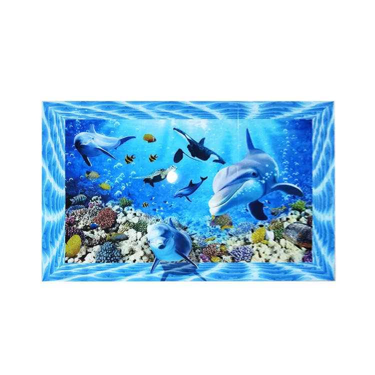 Ocean Undersea Blue 3d Effect Bathroom Floor And Wall Tile Wholesale 3d ...