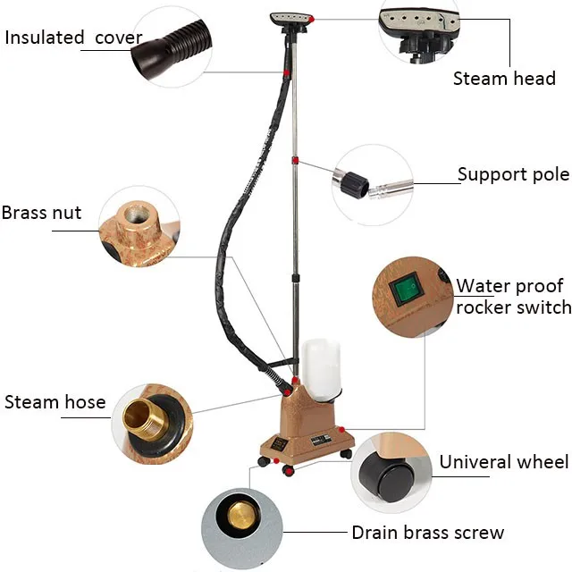 Powerful Garment Steamer Spare Parts Steam Iron Hanging Suits