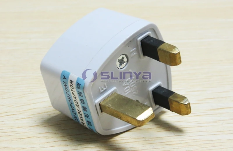 Universal to UK 3 Pin Power Plug Adapter - Travel Converter