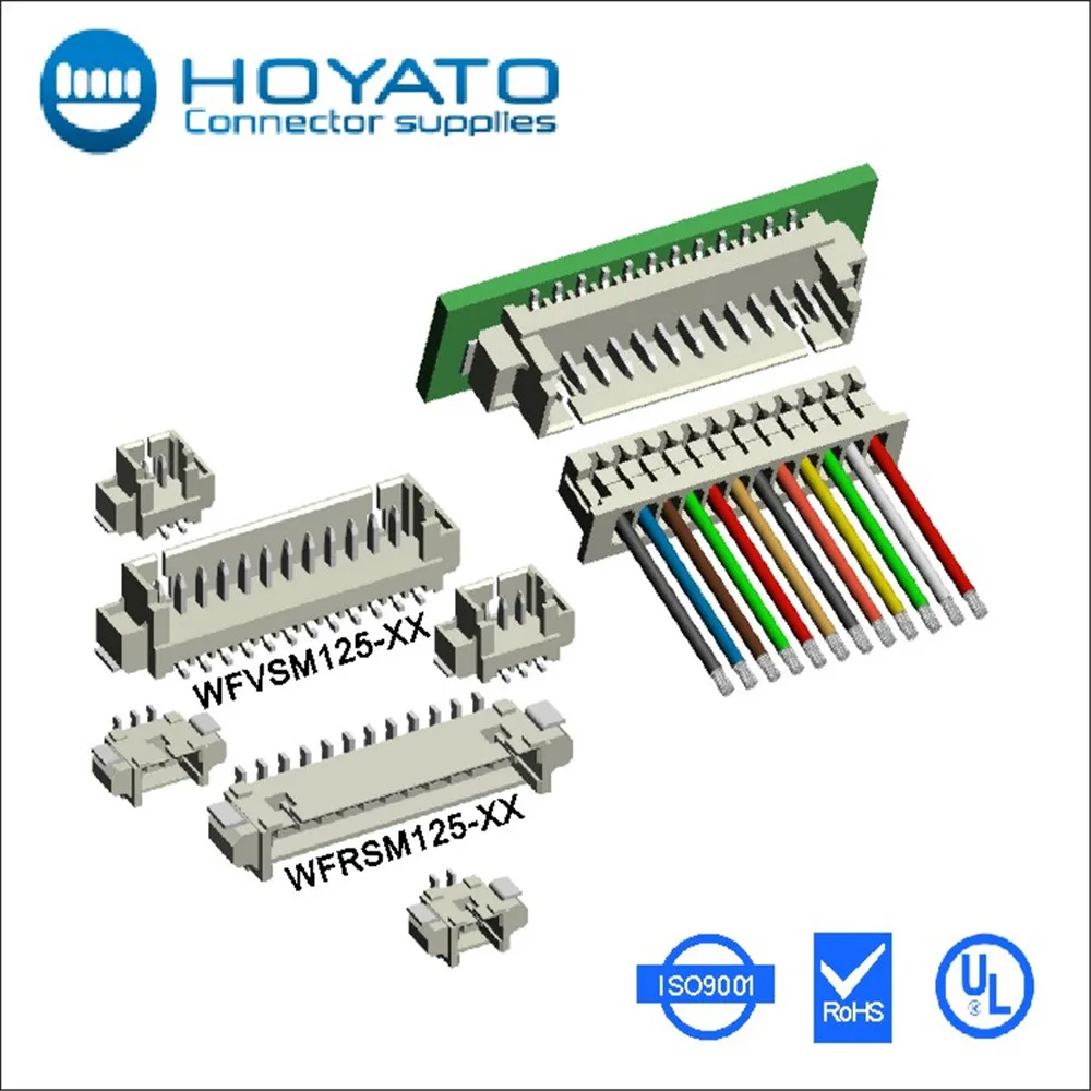 Molex 1.25mm Pitch 6 Pin Connector SMD Wire to Board