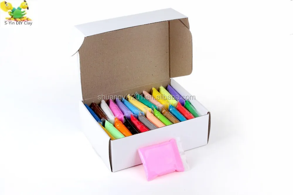 20g Non-toxic Super Light Weight Soft Clay Model Magic Polymer Clay ...