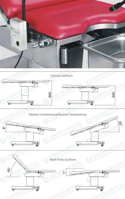 A99 Parto Table Gynecological Obstetric Electric For Parto Hospital ...