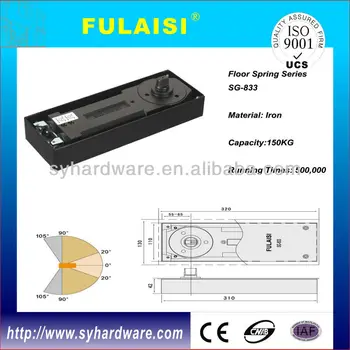 Frameless Glass Door Floor Pivot Ironmongery - Buy Frameless Glass Door ...