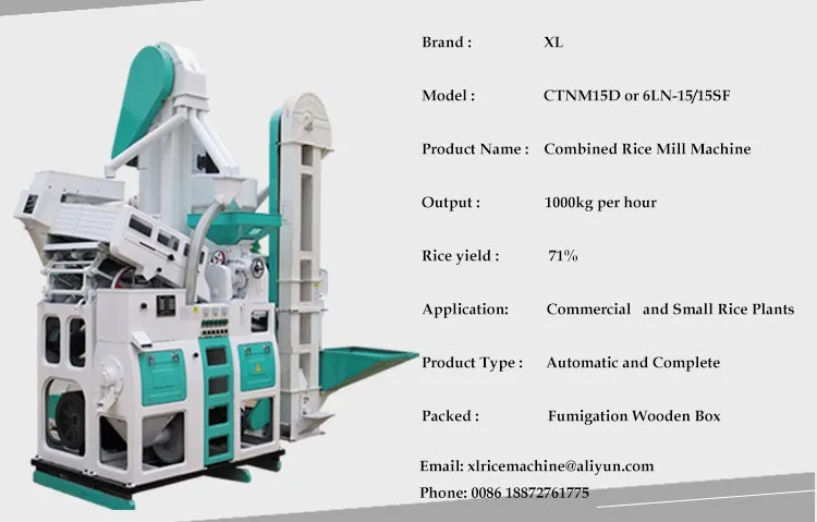 Best Mini Rice Milling Line Combined Rice Mill Machine 6ln-15/15sf ...