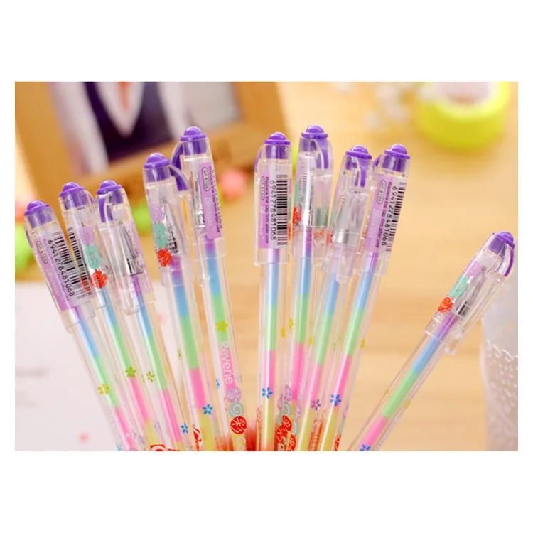 Creative Korea Diy Use 6 In 1 Color Change Pen 6 Colors Water Color Pen ...