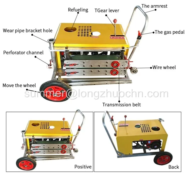Cable Pulling And Pushing Machine Fiber Optic Cable Tractor - Buy Cable ...