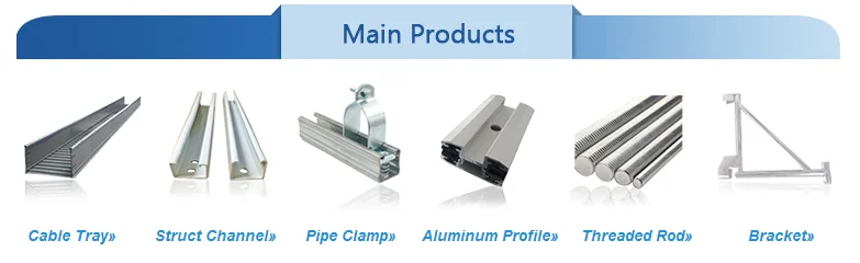 40x40 Aluminium Profile Galvanized Strut Slotted Channel