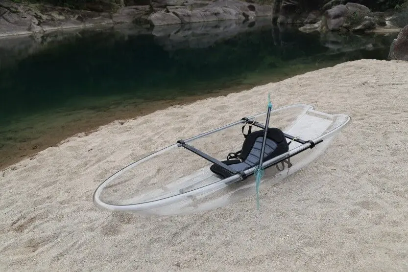 Clear Plastic Boat Transparent Kayak With Paddle For Sale - Buy Clear ...