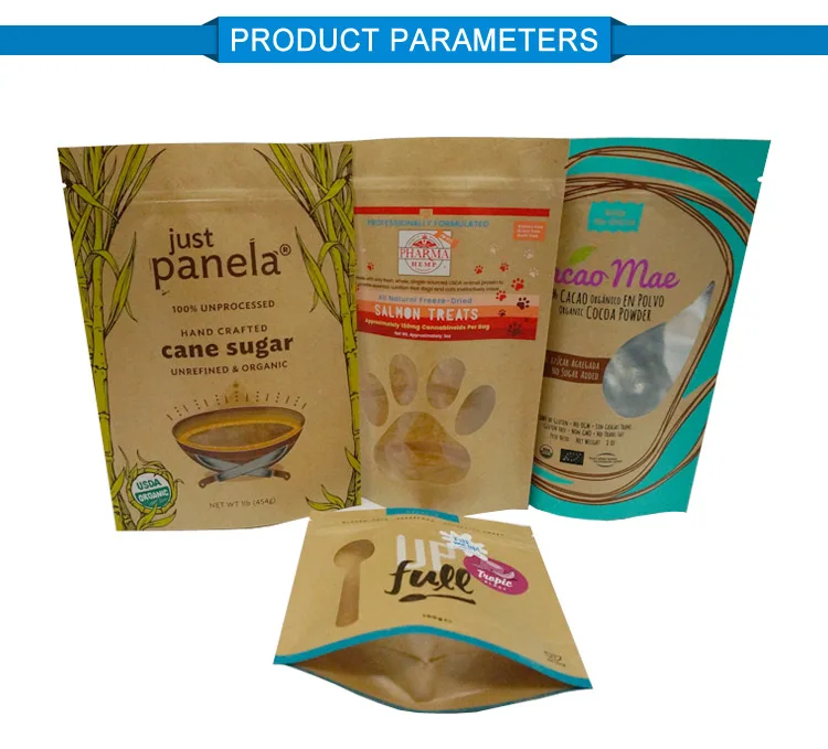 Customized Printed Kraft Paper Animal Feed Bags With Window - Buy ...