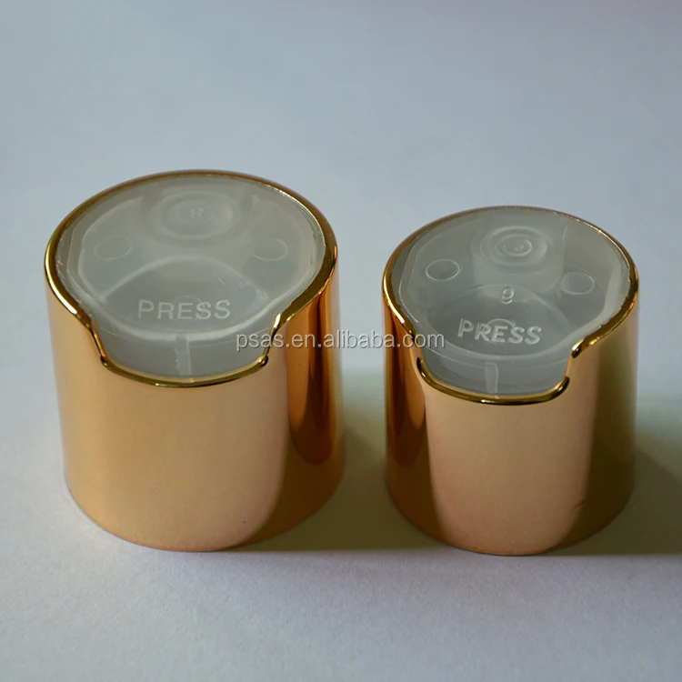 Shiny Sliver Cover Disc Top Cap Aluminum Gold Press Cap Metal Cover ...