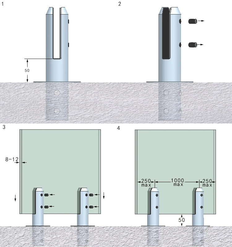 Ekoo Glass Pool Fencing Friction Spigot - Buy Friction Spigot,Glass ...