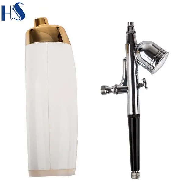 Hb05 Black White Dual Action Hair Color Airbrush Cordless Compressor ...