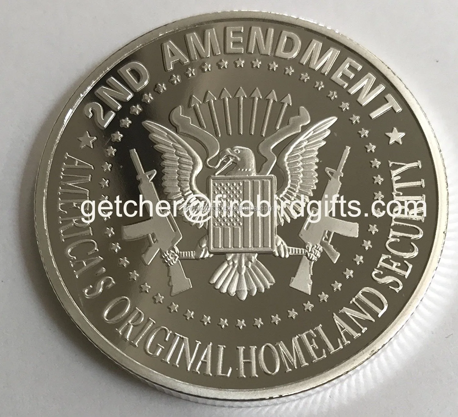 Usa 1922 Peace Dollar Design The Right To Bear Arms Gold And Sterling ...