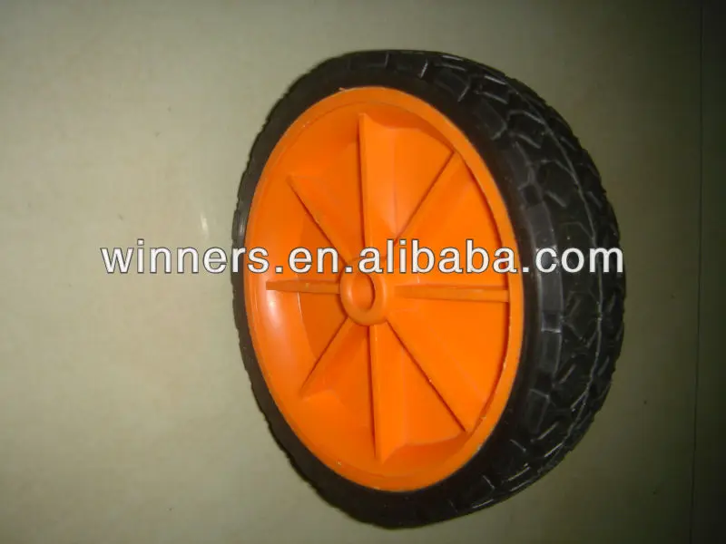 6x1.5 Small Solid Rubber Coated Wheel - Buy Rubber Wheels 6 Inch,Rubber ...