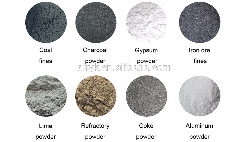 Coke /Iron/Ore Powder Briquetting Machine Briquette Press Machine(id ...