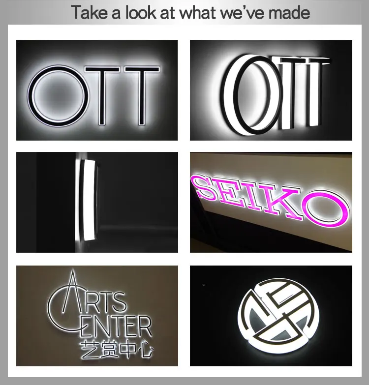 Best Quality High End Mini Acrylic Luminous Words Led Lighting Word ...