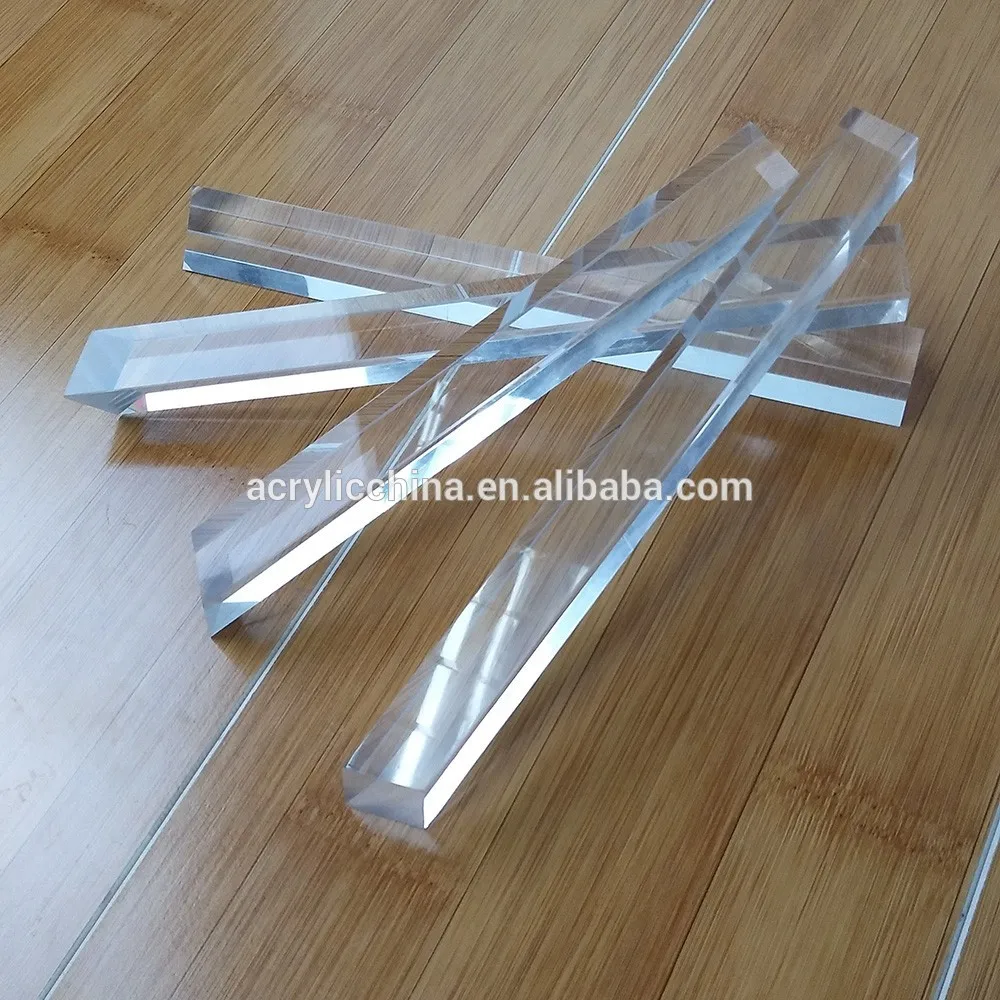 Customized Thick Square Clear Acrylic Plexiglass Stick - Buy Clear ...