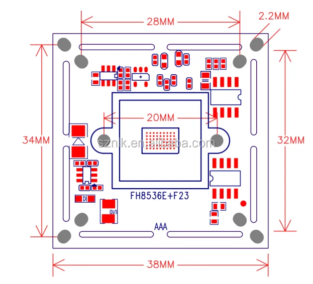 Custom Circuit Components - Professional CCTV Board Camera PCB