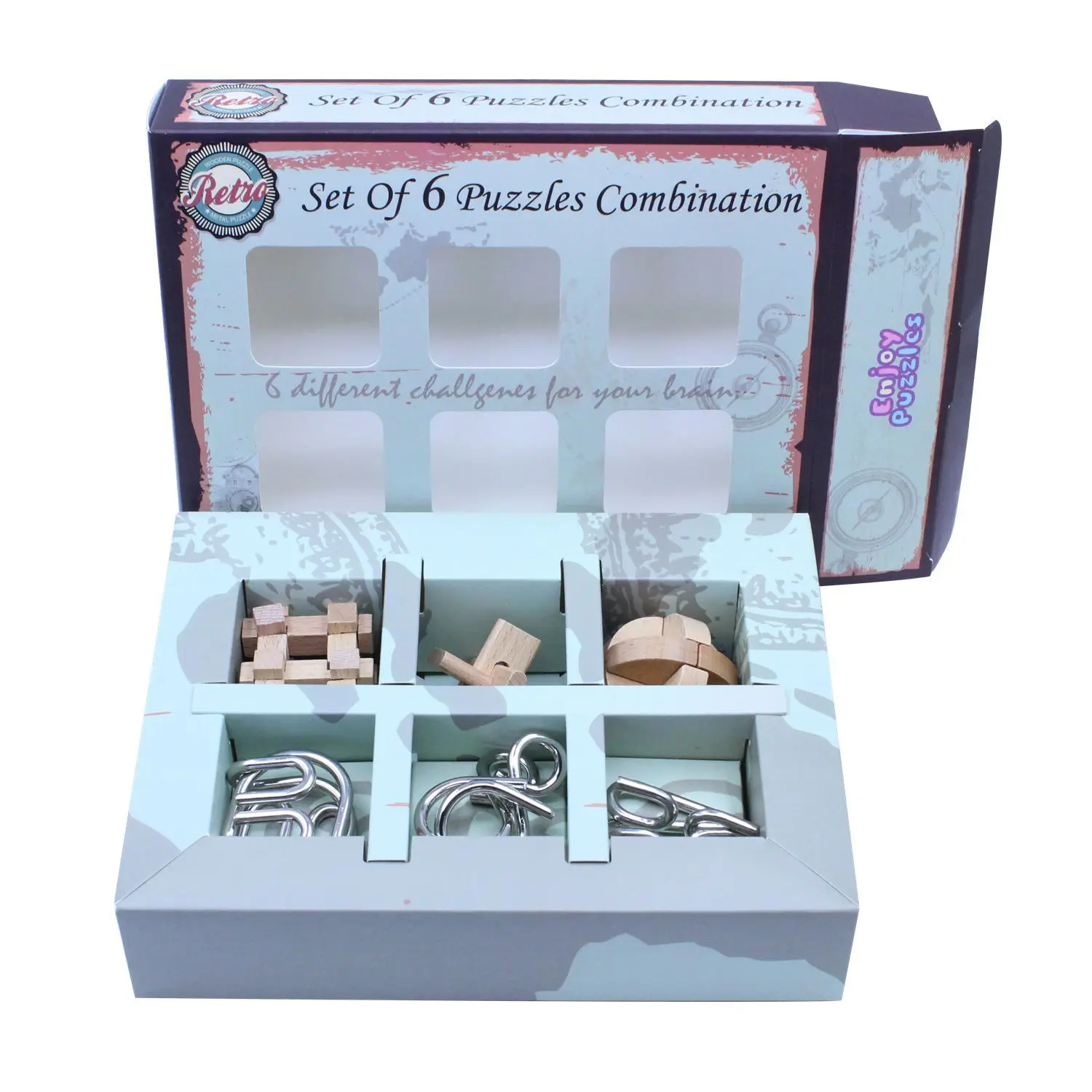 Metal Wire Puzzle Solutions Intelligent Brain Teaser Iq Mind Game Luban ...