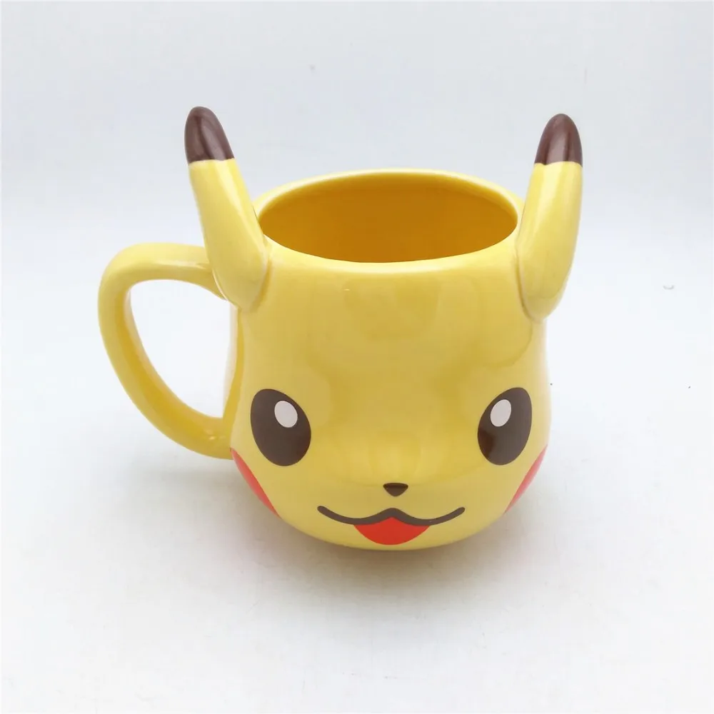 Pikachu Shape Coffee Mug Novelty Ceramic Gift Mug For Kids - Buy Coffee ...