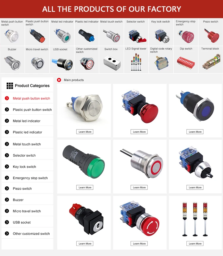 Onpow Factory Start Stop Push Button - Buy Start Stop Push Button,Start ...