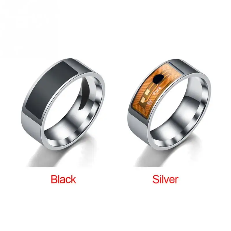 Couple Girlfriend Smart Rings Waterproof Digital Fashion Smart ...