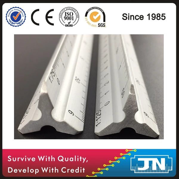 Professional 30cm 12 Inch Metal Aluminum Triangle Scale Ruler For ...